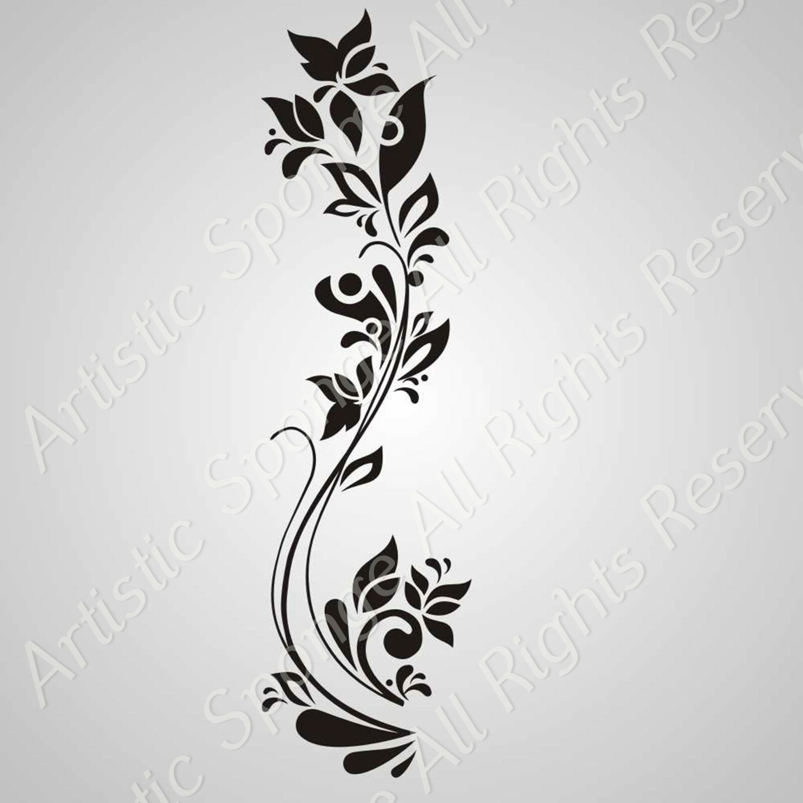 Floral Border Stencil Patterns