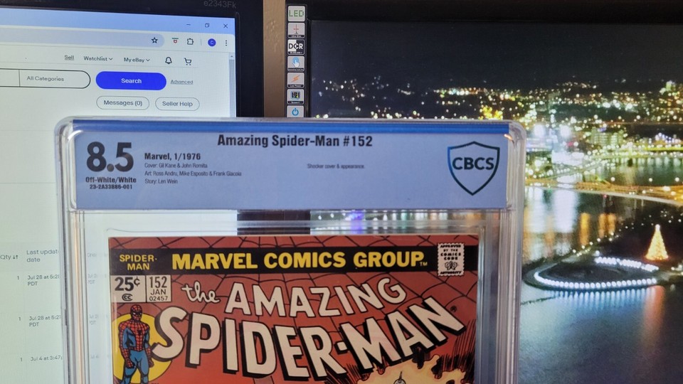 AMAZING SPIDERMAN 152 CBCS 8.5 1976 SHOCKER APPERANCE | eBay