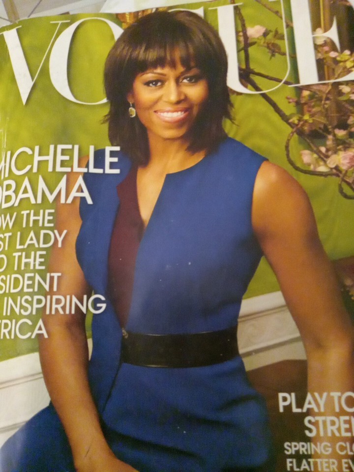Vogue Magazine April 2013 Michelle Obama Cover NO LABEL Tobey MacGuire ...