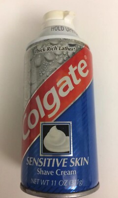 New Old Stock Colgate Shave Cream, Sensitive Skin, 11 oz (311 g) | eBay