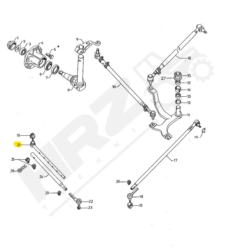 Spurstangenkopf Spurstange IHC 323 353 383 423 453 523 553 624 724 824 ...