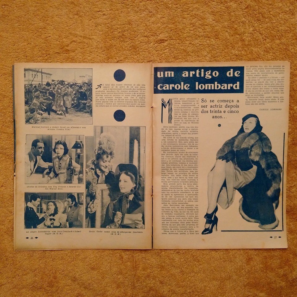 JOHNNY WEISSMULLER Cover 1937 ANNABELLA Greta GARBO Jean CHATBURN Norma ...