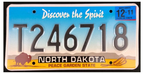 North Dakota 2011 TRAILER License Plate T246718! | eBay
