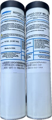(14 oz x 2) Royco 22CF MIL-PRF-81322 General Purpose Synthetic Based ...
