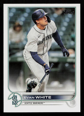 2022 Topps Evan White #602 Seattle Mariners Baseball Card | eBay