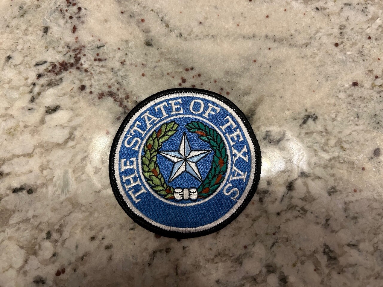 THE STATE OF TEXAS Emblem Embroidery Cloth sew on Patch-new 3 inches | eBay