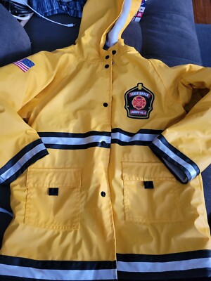 Kids Size 7 Firefighter Western Chief Raincoat | eBay