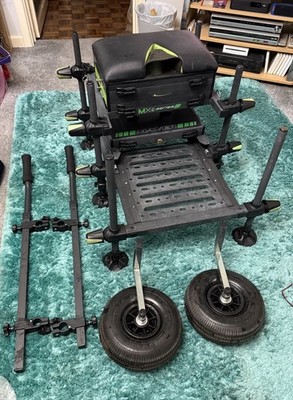 maver mxi series 3 seat box with wheel kit match fishing | eBay UK