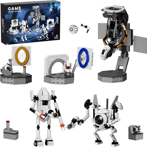Portal Building Block Set, Awesome Glados Science Action Figure Model ...