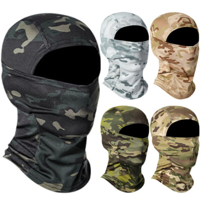 Camo Full Face Mask Tactical Balaclava Face Mask Camouflage Military ...