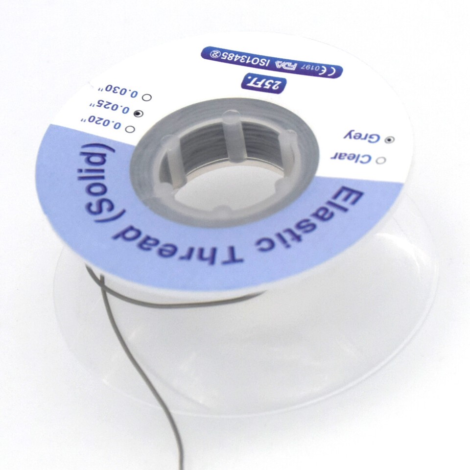 Dental Solid Elastomeric Thread Orthodontic Brackets Braces Traction ...