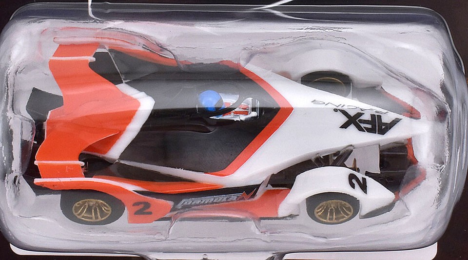 AFX Mega G+ Formula N HO Scale Slot Car #2 black/red/white #22015 FREE ...