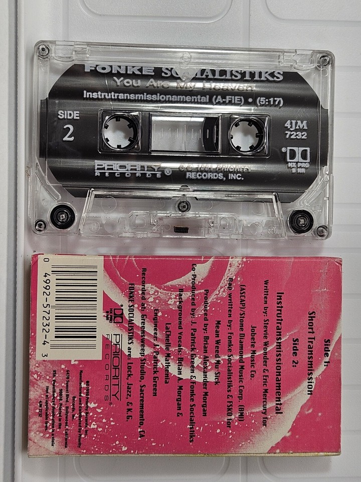 FONKE SOCIALISTIKS - YOU ARE MY HEAVEN (Cassette Single, 1991, Priority ...