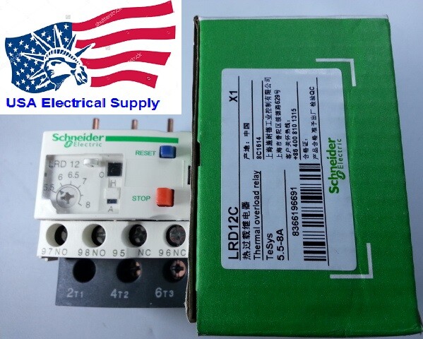 LRD12C Thermal Overload Relay 5.5-8 Amp. | eBay