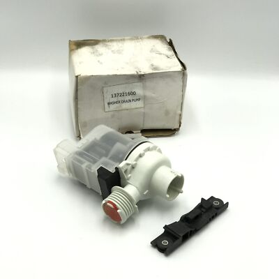 NEW Frigidaire Washer Drain Pump 137108100 137221600 PS7783938 ...