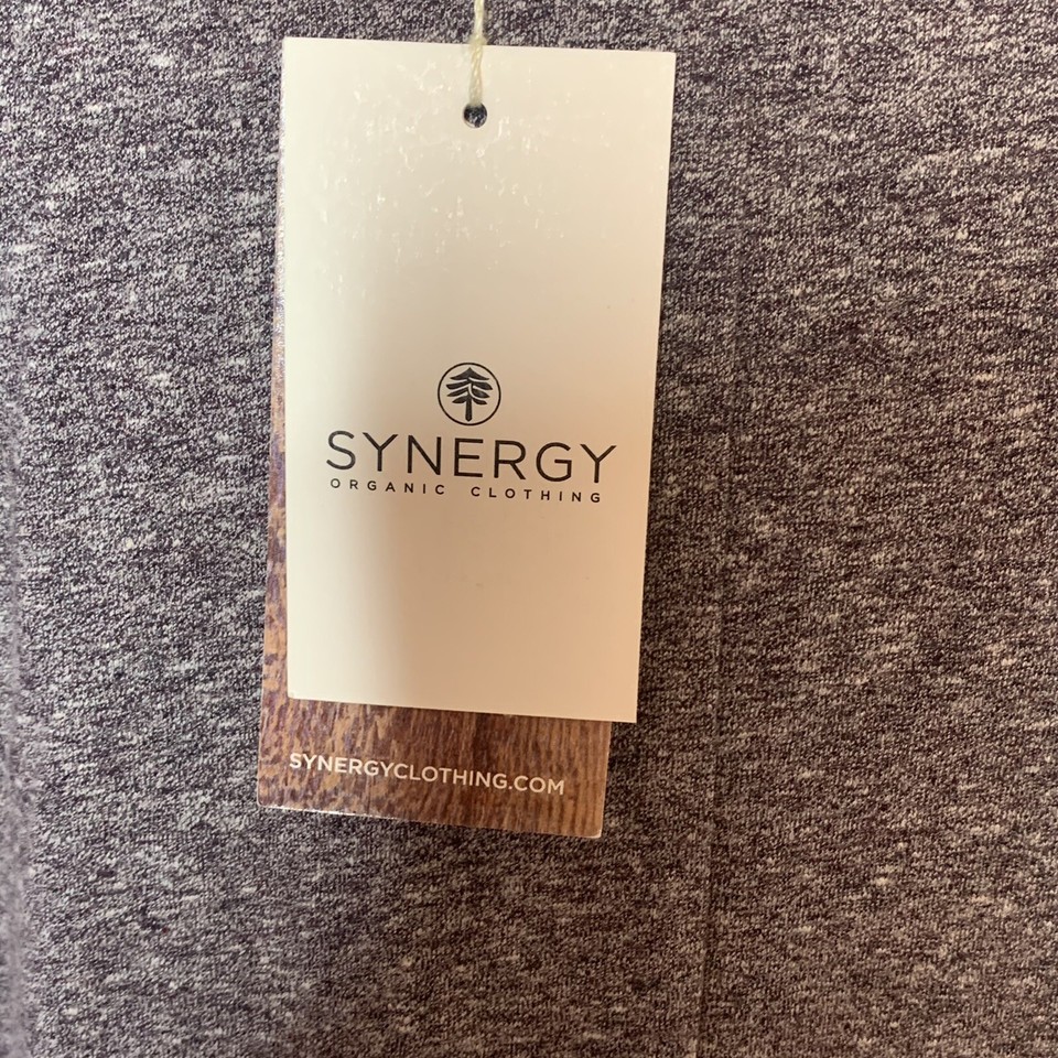 Synergy Clothing Tshirt Dress XS Organic Cotton Quinn in Mocha Shift ...