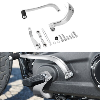 Mid Controls - Shift Side Fit For Harley Softail Fat Bob Sport Glide ...