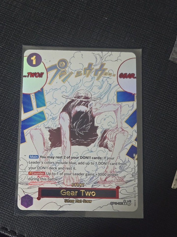 Bandai One Piece CCG Gear Two Event Card OP11-080 Straw Hat Crew 2023 ...