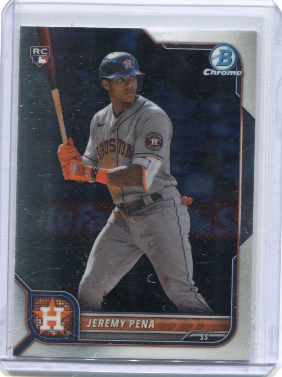 2022 Bowman Chrome - JEREMY PENA - Rookie Card #25 - HOUSTON ASTROS | eBay