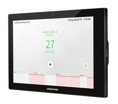 Crestron TSS-10-B-S 10 in. Touch Screen scheduling panel - BLACK - NEW ...