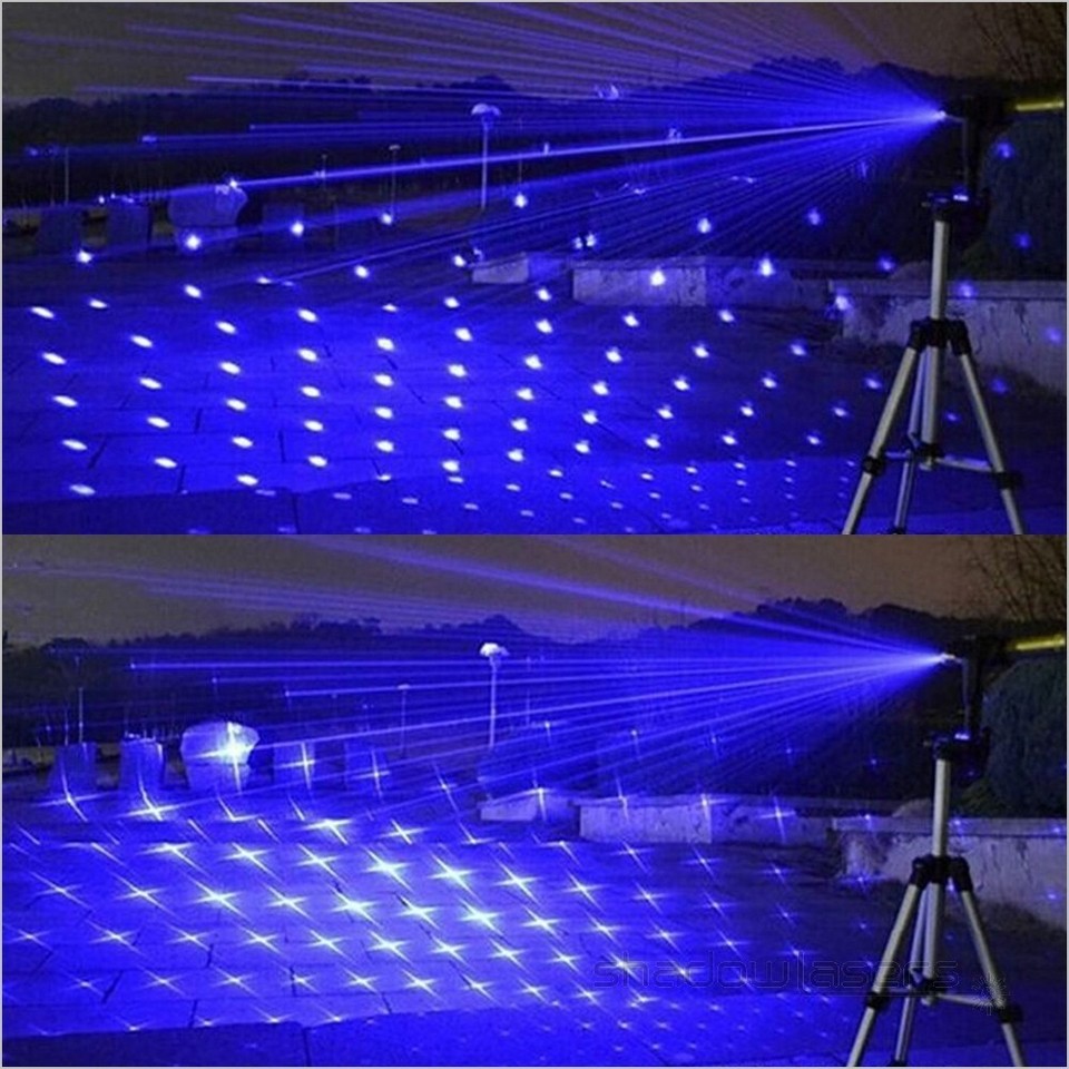 BX5-M 450nm Adjustable Focus Visible Blue Laser Pointer Pen Laser Beam ...