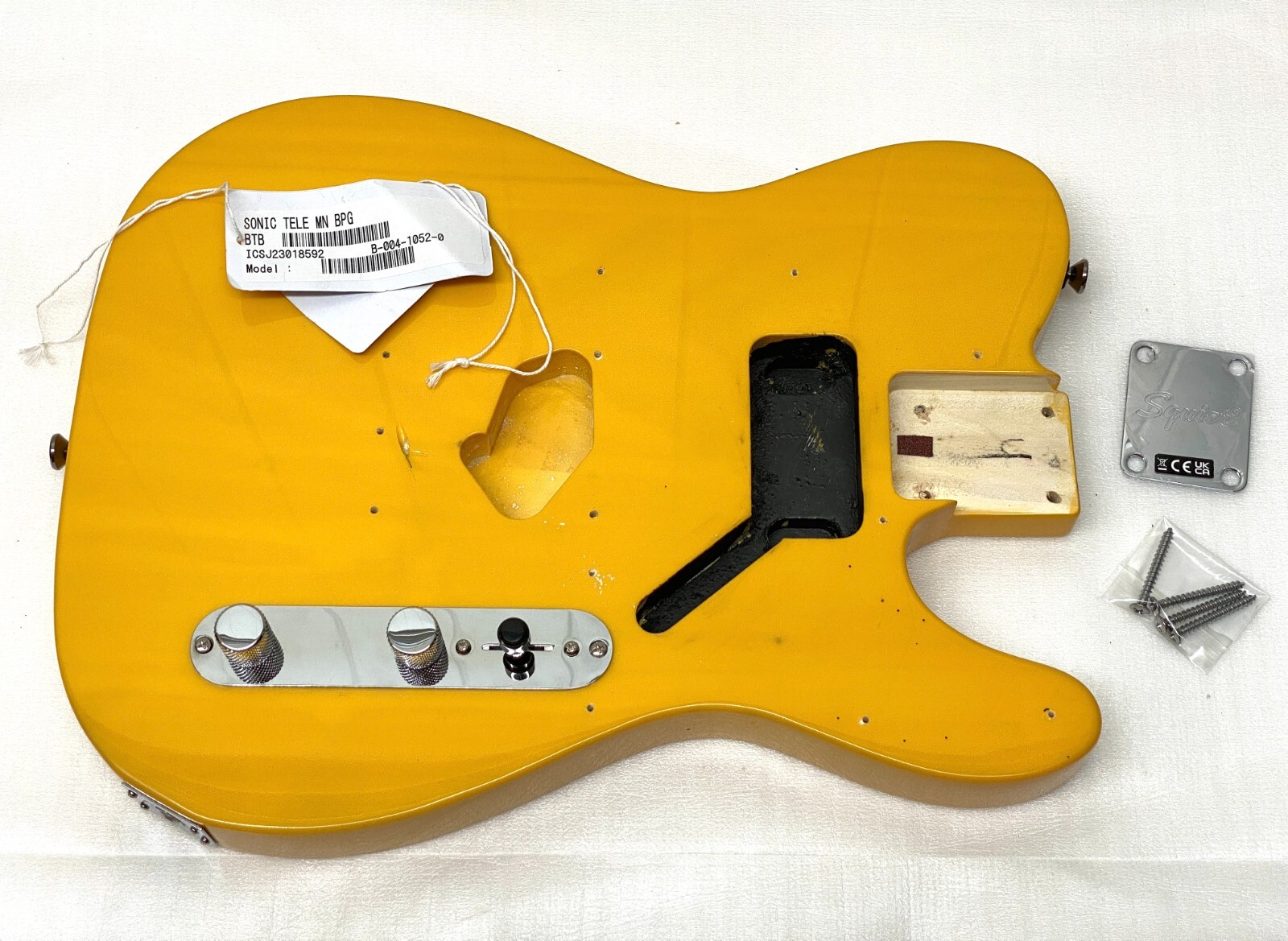 GENUINE! Fender Squier TELE BODY Butterscotch Blonde Electric Guitar ...