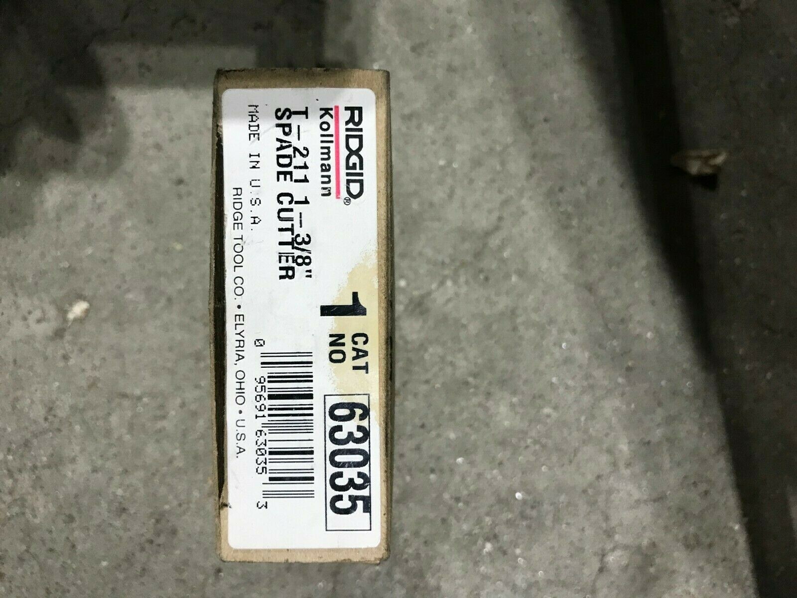 NEW RIDGID -63035- T211 1-3/8' spade cutter | eBay