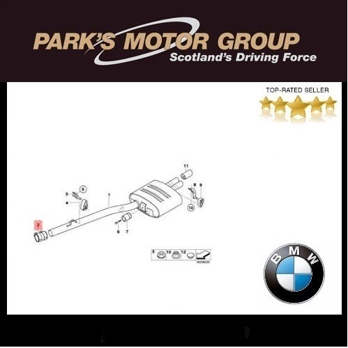 Genuine BMW 80mm Exhaust Clamp 18307560815 for sale online | eBay