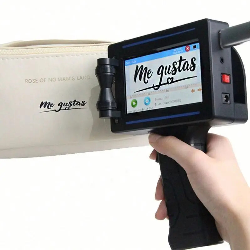 Handheld Inkjet Printer Gun - 12.7mm 600dpi Bluetooth Hand Held Ink Jet ...