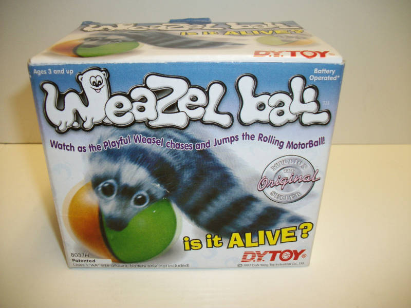 Furry Weasel Ball - Funny Moving Dog Cat Battery Operated Toy | eBay