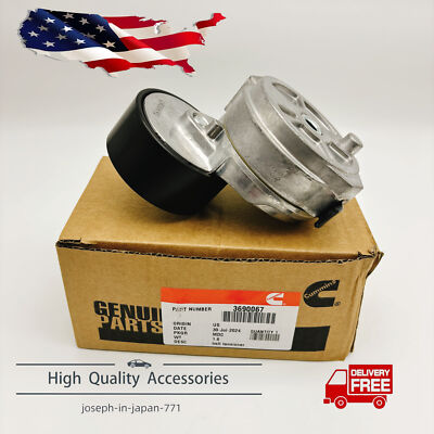 US NEW 3690067 Belt Tensioner Pulley Cummins Fits For ISX Engine ...
