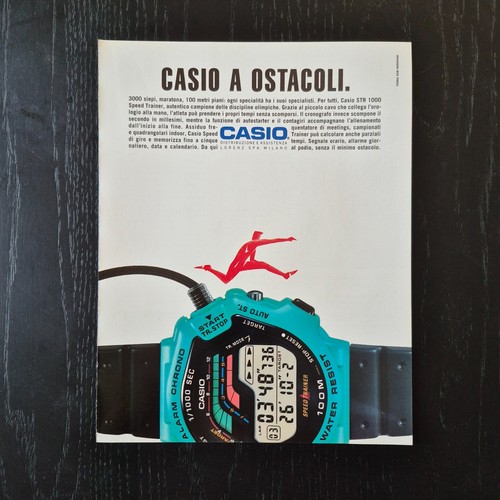 1991 Casio STR 1000 Speed Trainer - Original AD Advertising Pubblicità ...
