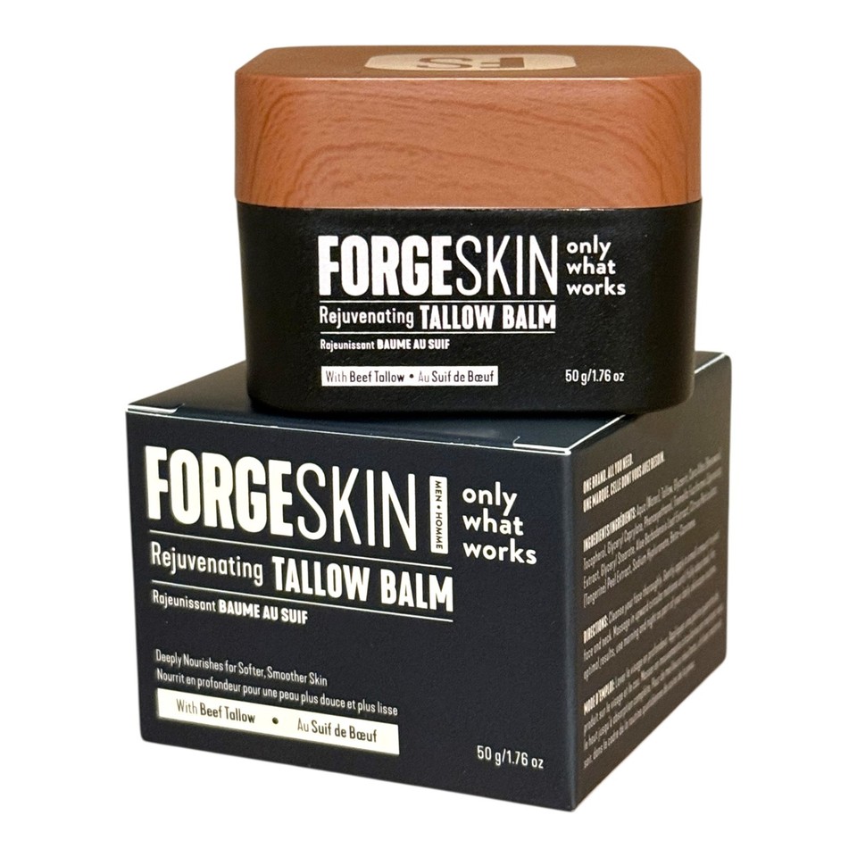 FORGE SKIN Men Face Tallow Balm 50g Beef Tallow Hydrating Cream (New ...