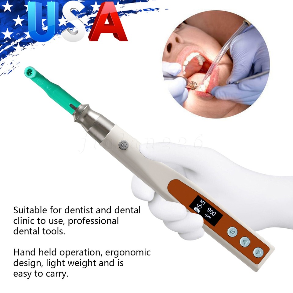 SANDENT Dental Cordless Hygiene Prophy Handpiece 360° Swivel with 2 ...