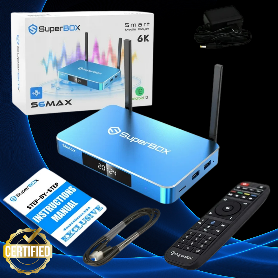 2025 NEWEST SUPERBOX S6 MAX -NO FEES-LIFETIME USE-BEST VALUE-OPEN BOX ...