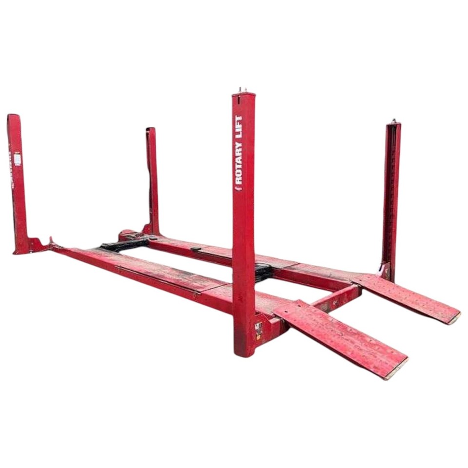 Rotary Lift ARO14N102Y 14000 lb Four Post Open Front Alignment Rack 215 ...