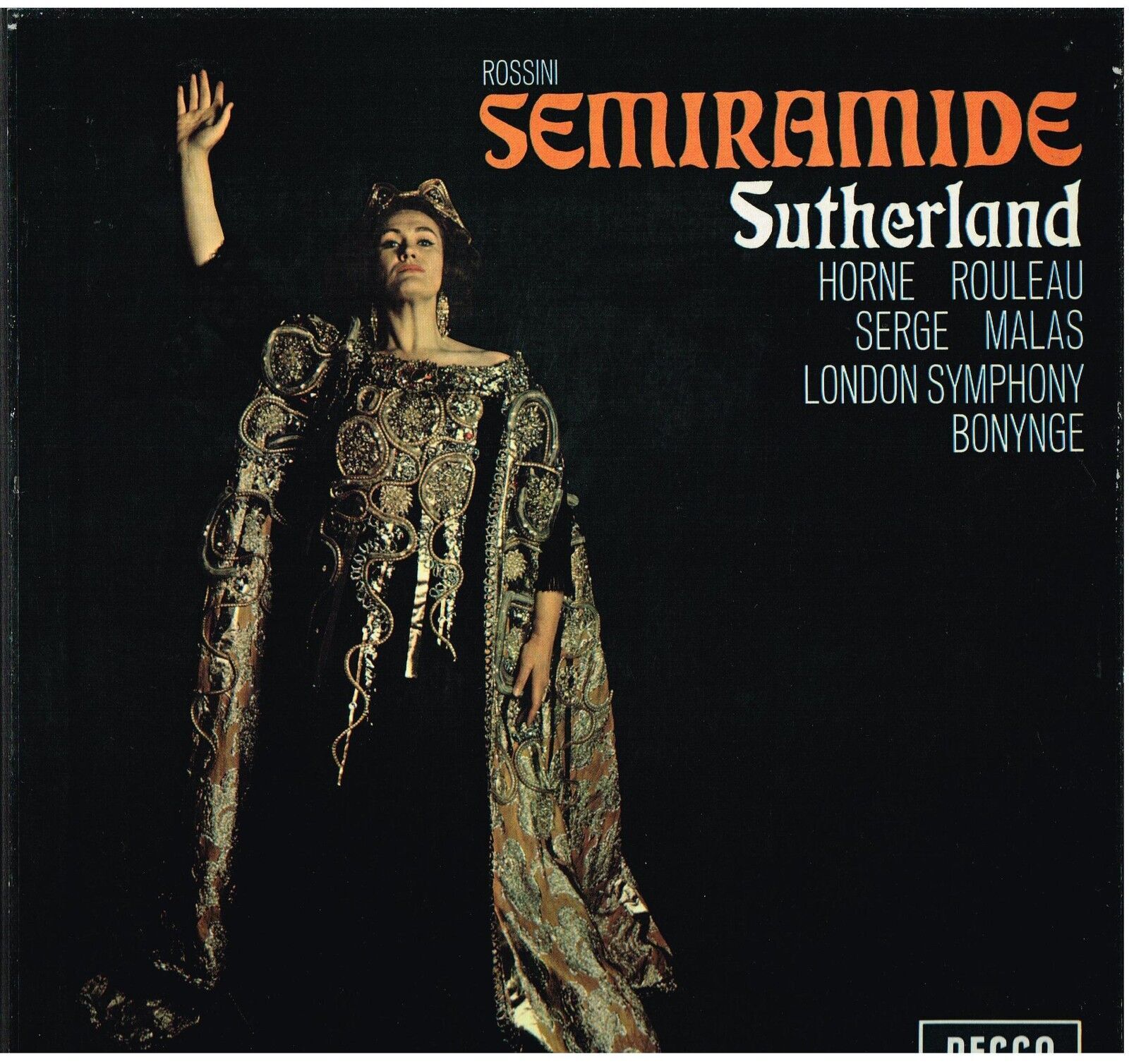 Rossini: Semiramide / Bonynge, Sutherland, Horne LP Decca SET 317/9 NM ...