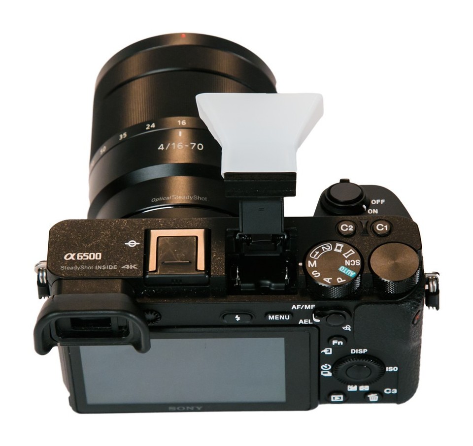 3D Flex Flash The NEST MiCRO Pop-up Flash Diffuser Sony Alpha a6000 ...