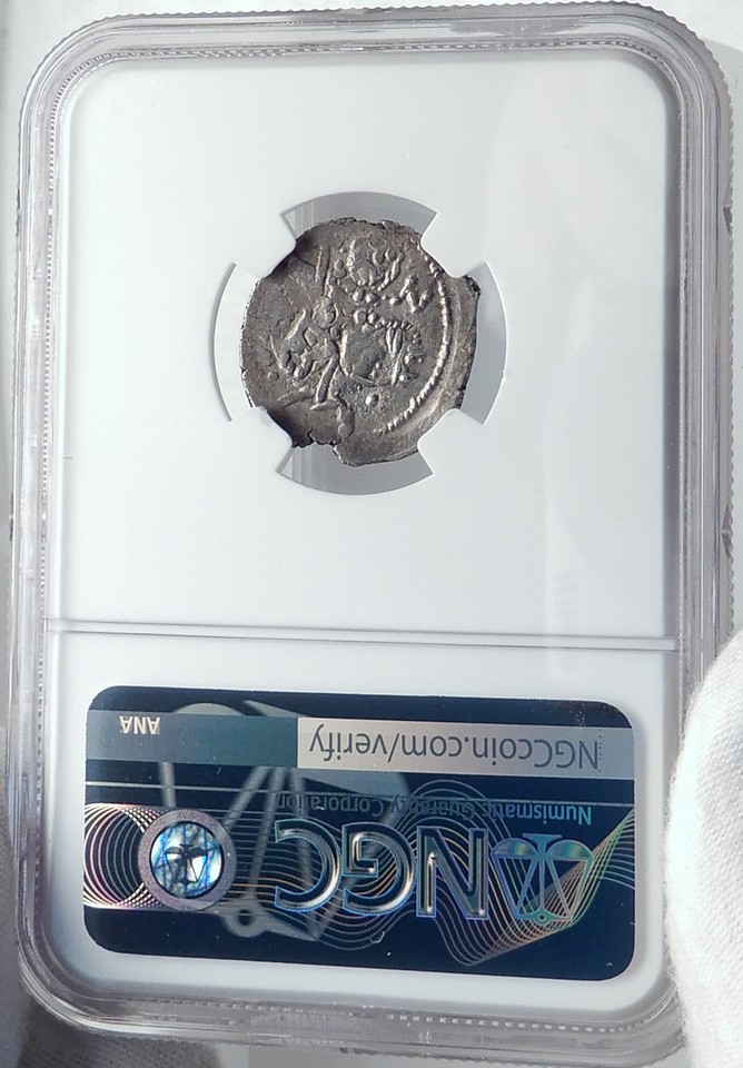 BASIL Emperor of EMPIRE of TREBIZOND 1332AD Silver Byzantine Coin NGC ...