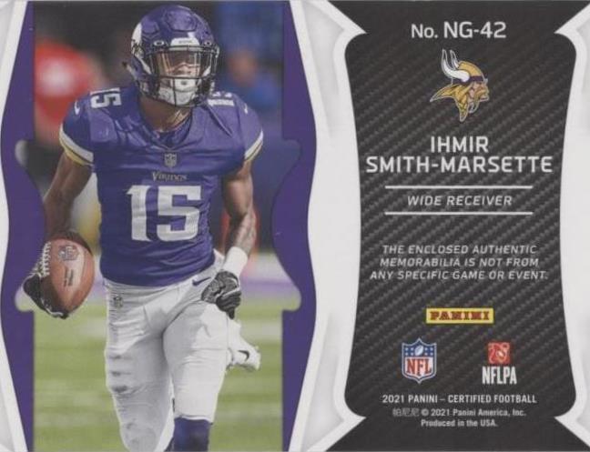 2021 Panini Certified Ihmir Smith-Marsette #NG-42 for sale | eBay