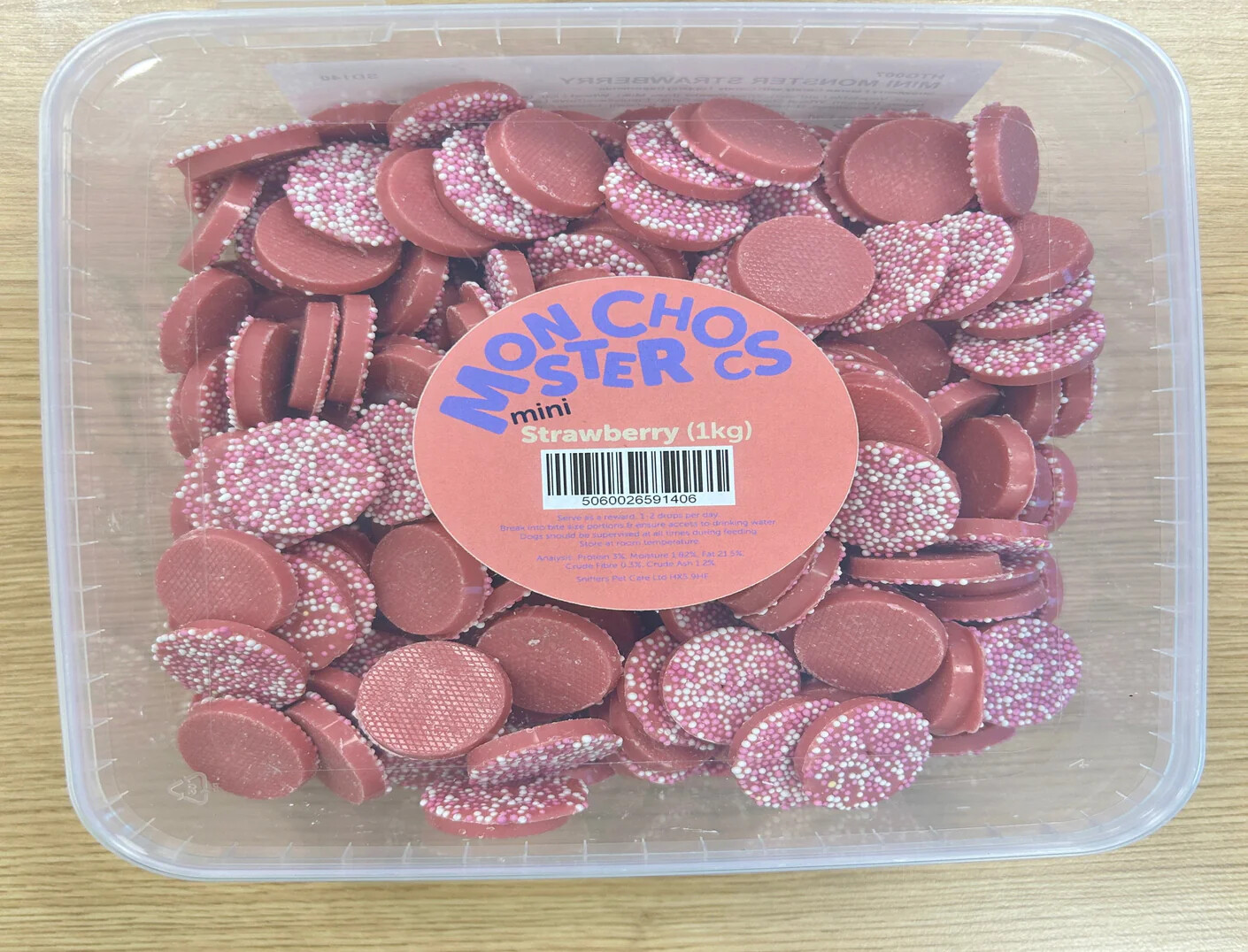 Monster Chocs Dog Safe Chocolate Training Treats For Dogs 1KG Tubs | eBay