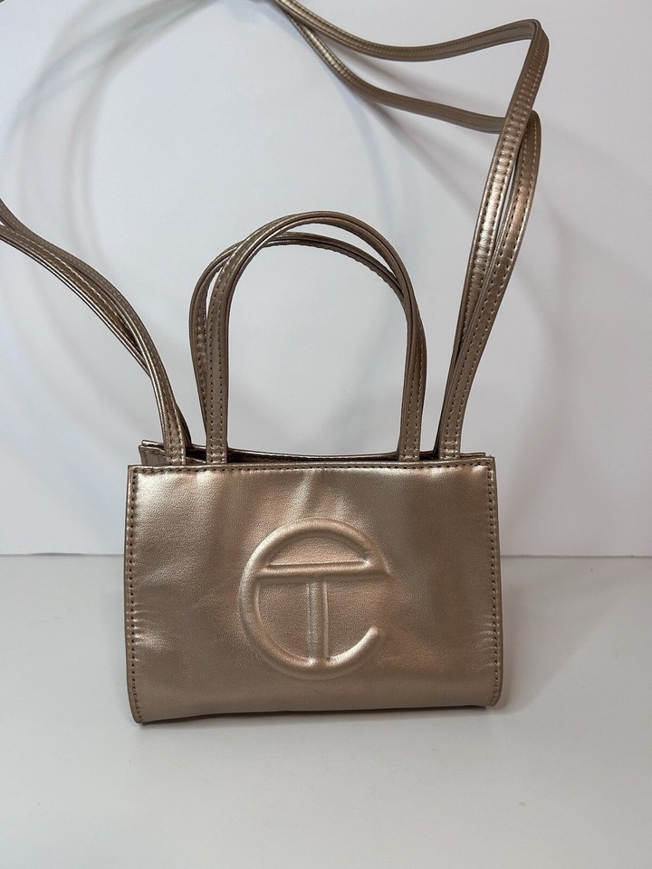 Telfar Small Shopping Crossbody Tote Bag Copper EUC | eBay