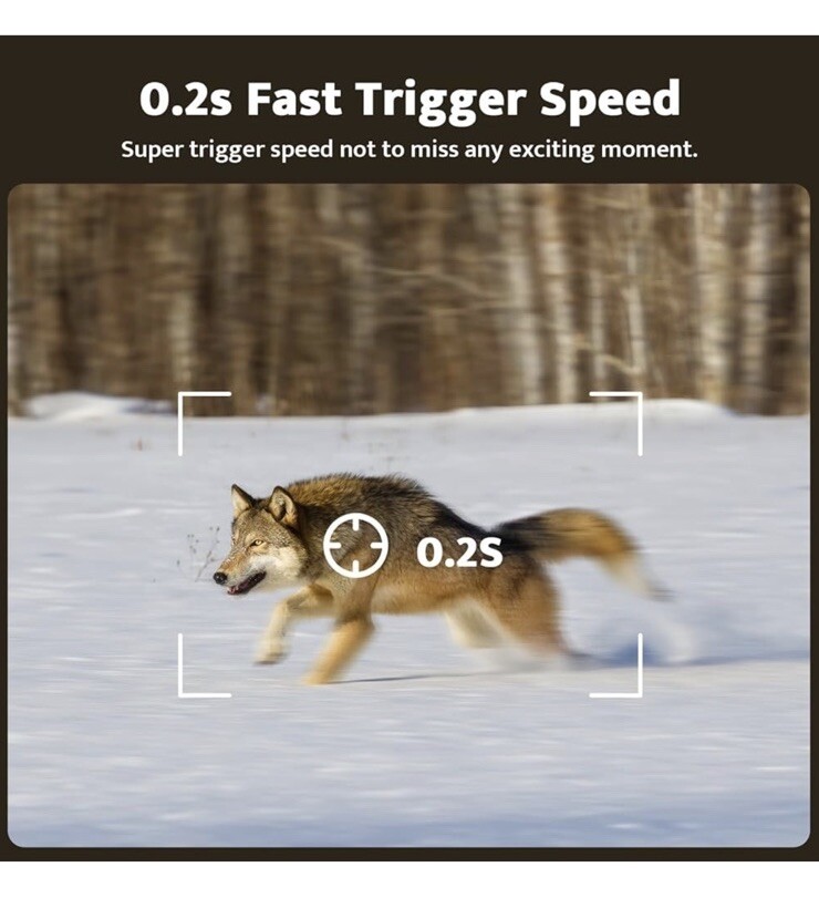 Usogood 4G LTE Solar Cellular Trail Cameras, 360°Game Camera with Night ...