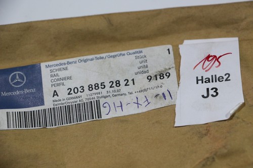 Mercedes W203 C-Klasse - Zierleiste Schutzleiste hinten 2038852821 NEU ...