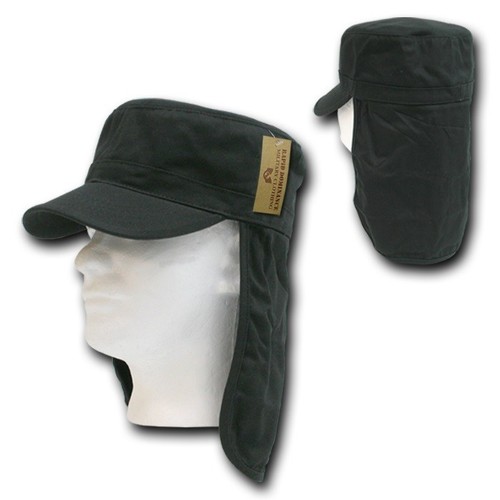 Black Foreign Legion Fishing Boating Sun Protector French Cap Caps Hat ...