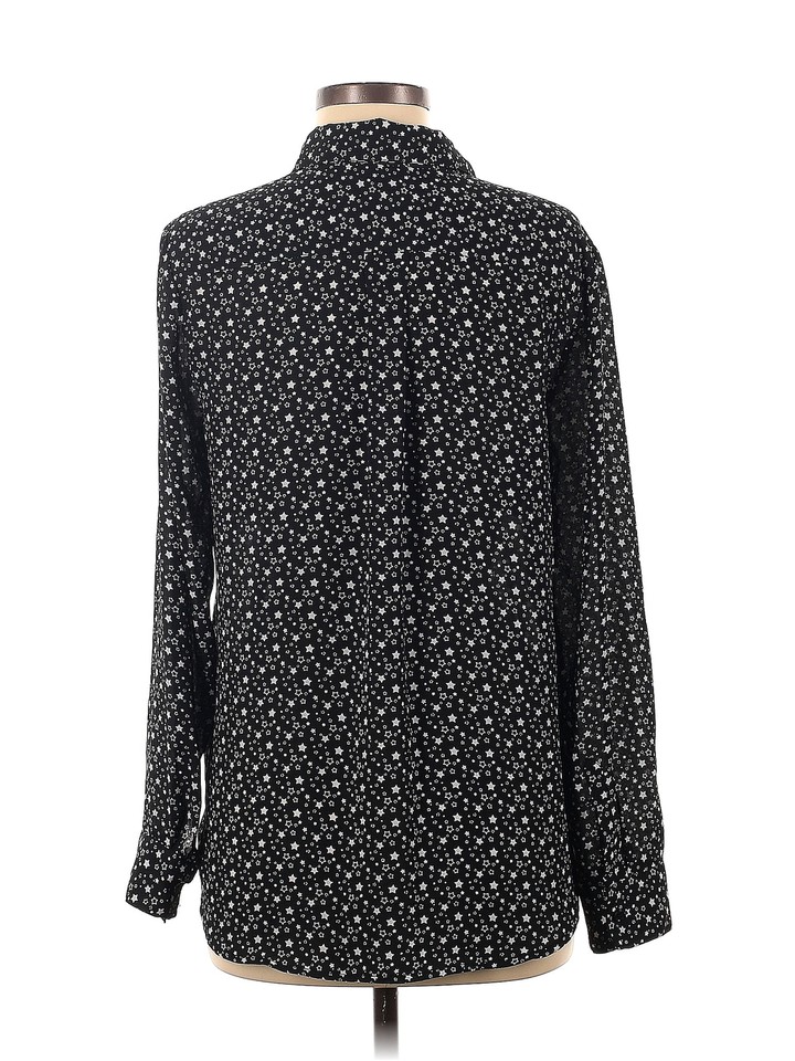 Premise Studio Women Black Long Sleeve Blouse M | eBay