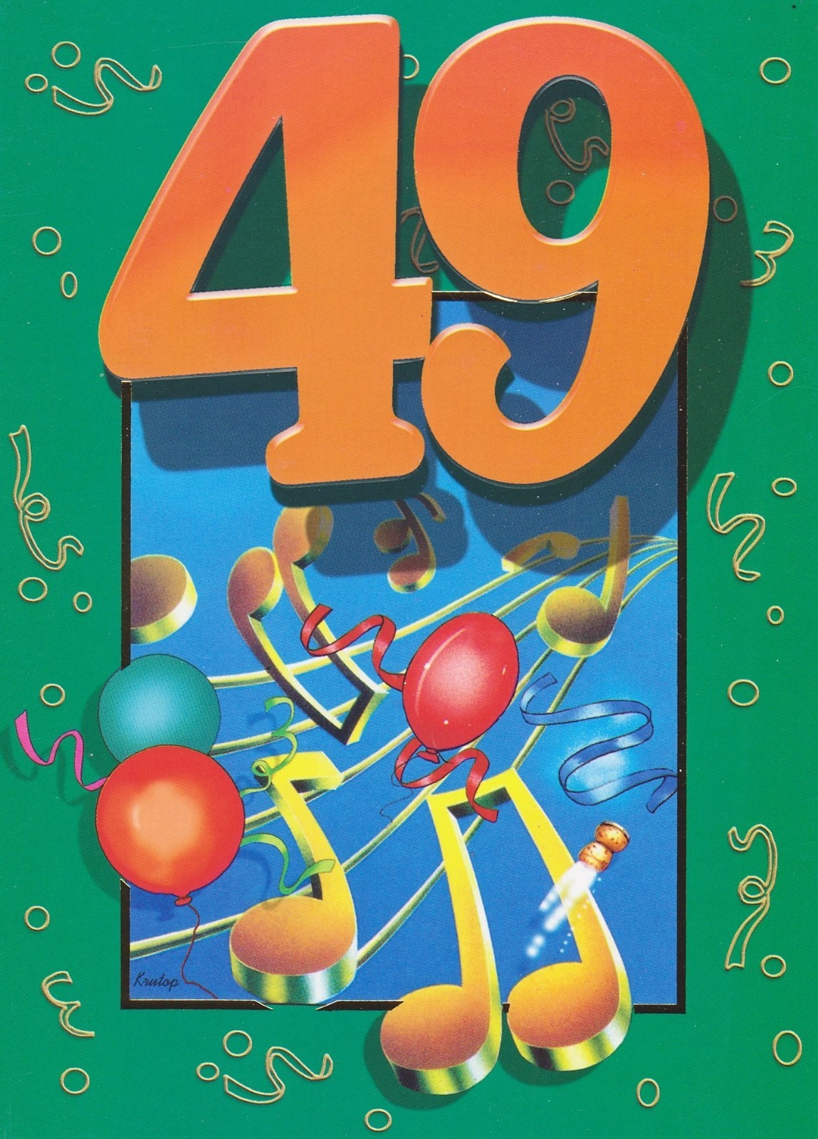 49th Birthday Card Designed and Printed in Australia | eBay