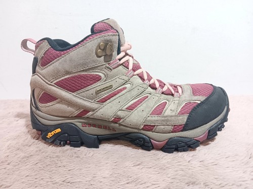 Merrell Moab 2 Mid Hiking Trail Outdoors Boots Boulder Blush Womens ...
