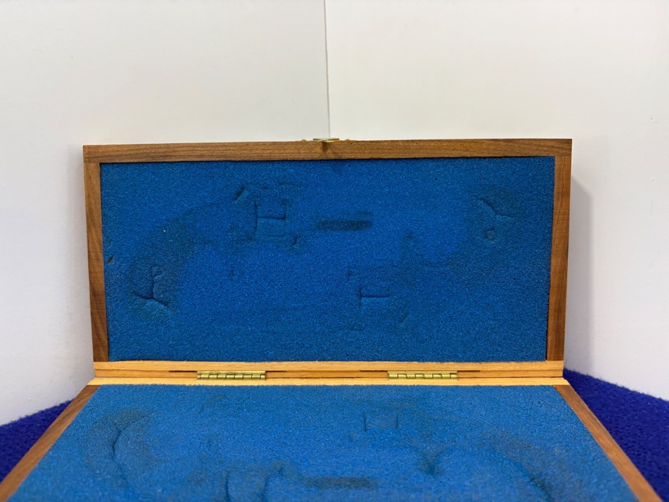 Vintage Wooden Presentation Case with Blue Foam Lining – 10"x5"x1.5" | eBay