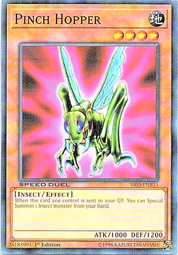 Pinch Hopper SS03-ENB11 Yu-Gi-Oh! Card Near Mint 1st Edition | eBay